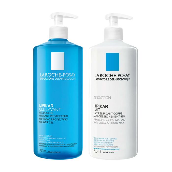 La Roche Posay Kit Lipikar Leite + Gel Lavante 50% desconto na ...
